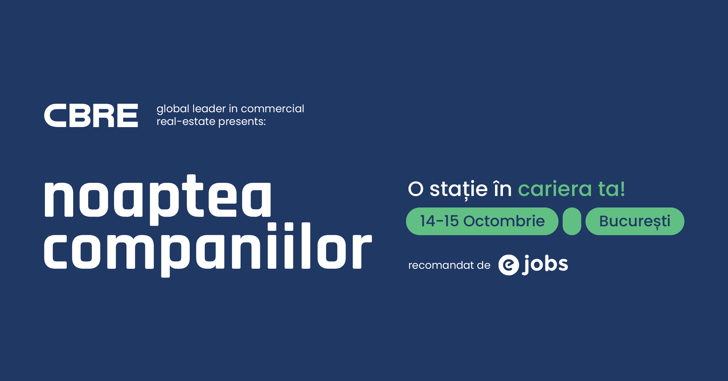 Noaptea Companiilor, 14-15 oct 2025